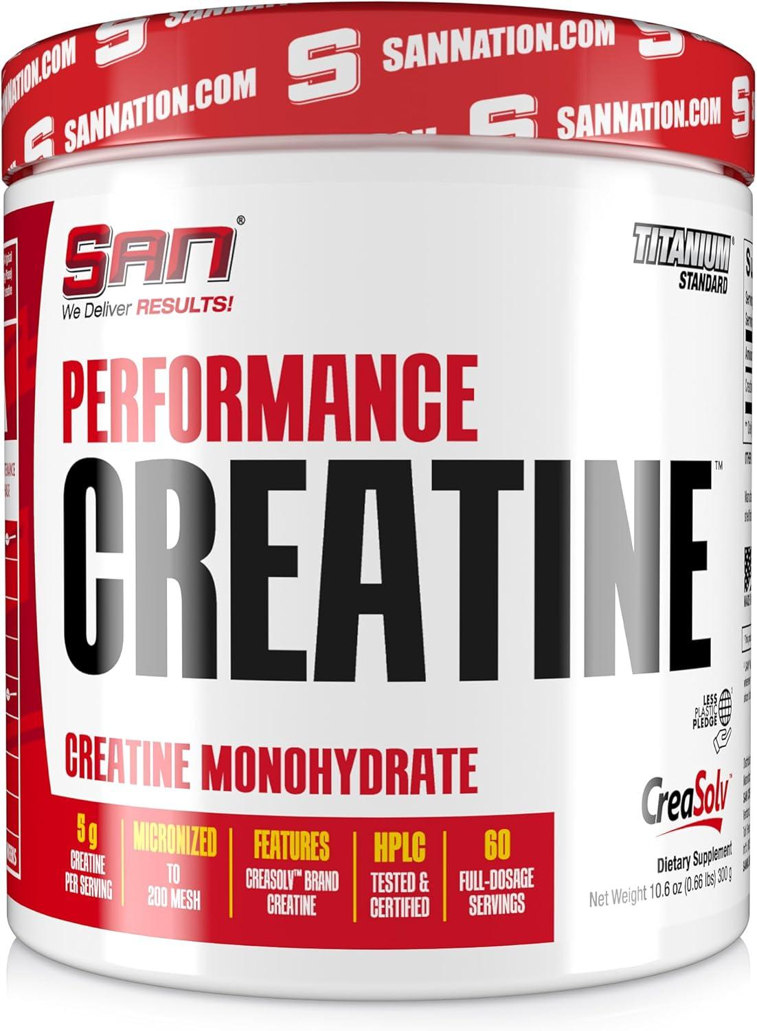 Buy SAN Performance Creatine 300g - Muscle Growth & Athletic ...