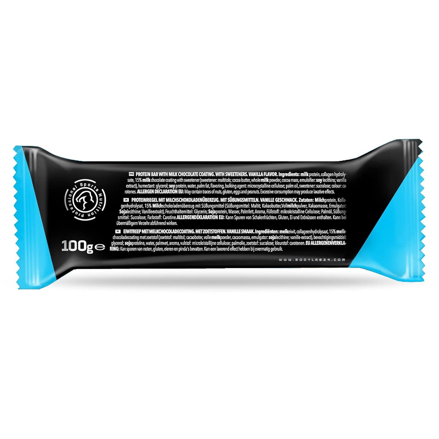 BODYLAB24 BIG PAPA Protein Bar - 12x100g | 49g Protein Low Sugar ...