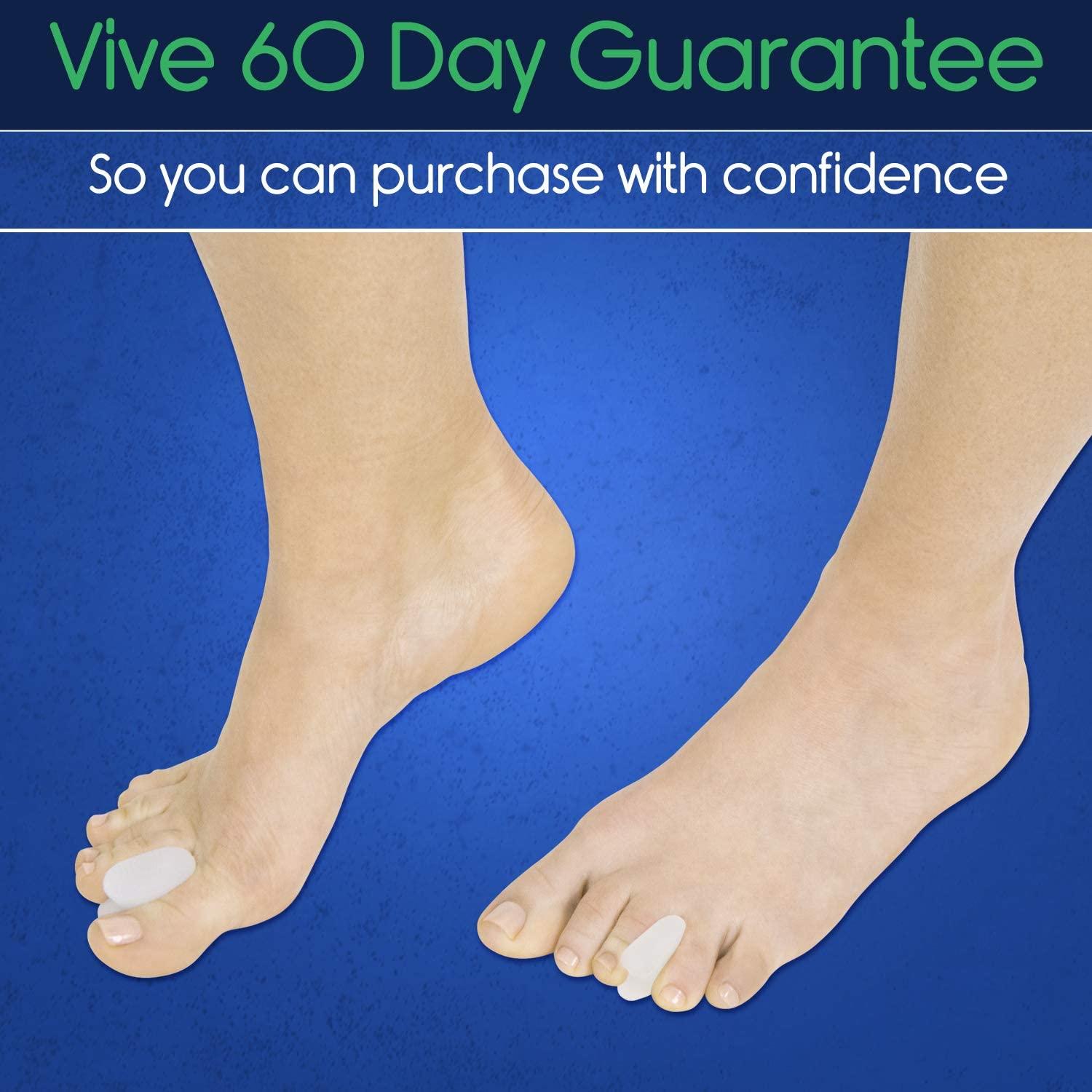 ViveSole Toe Spacer Separators (8 Pcs) for Overlapping Toes - Bunion ...
