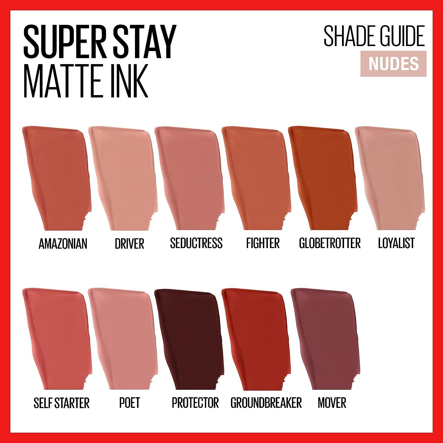 Maybelline Super Stay Matte Ink Liquid Lipstick - Mover Brown | Long ...