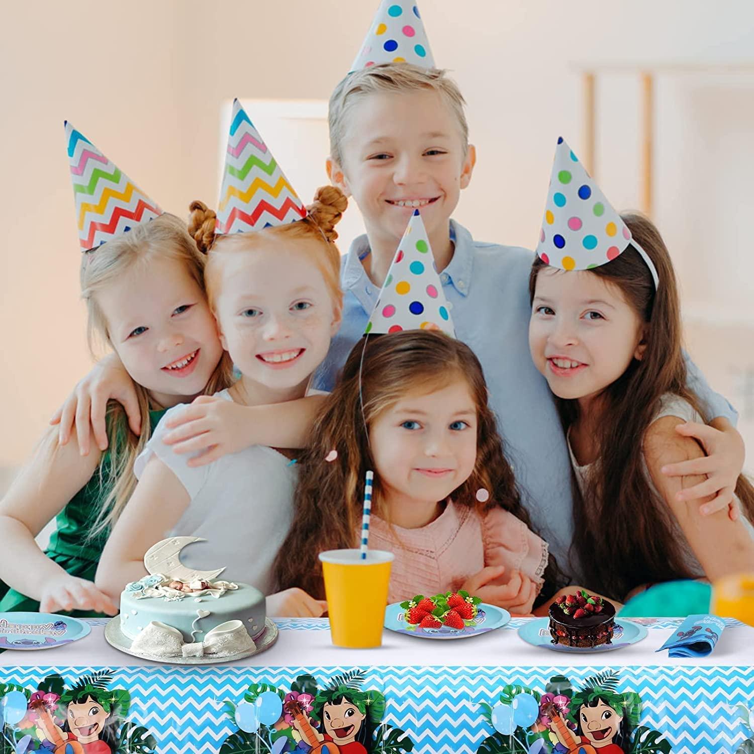 Lilo and Stitch Party Supplies Bundle - 20 Paper Plates, 20 Napkins, 1 ...