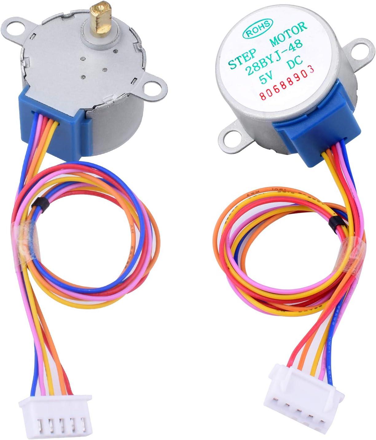 Longruner Geared Stepper Motor 28byj 48 with Uln2003 Driver Board for ...