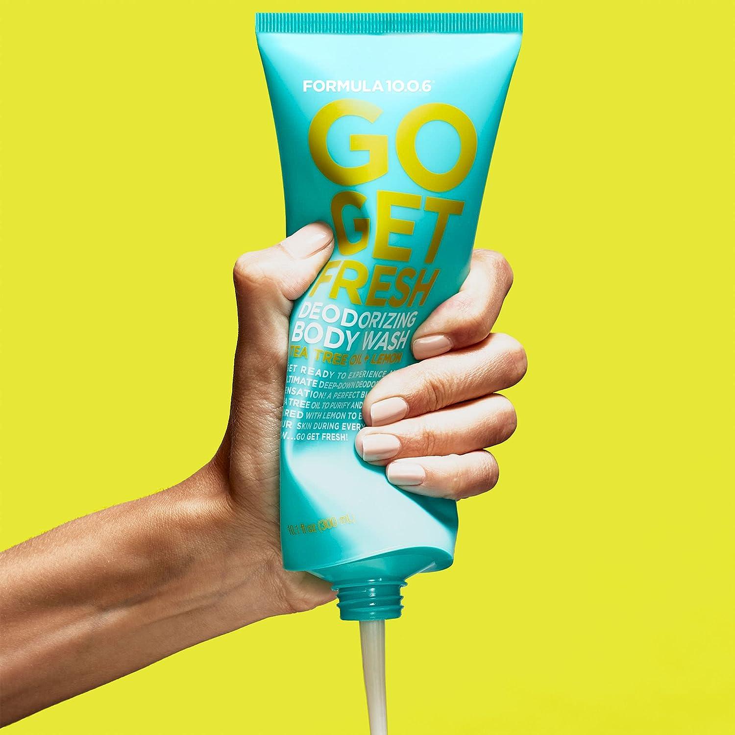 Formula 10.0.6 Go Get Fresh Deodorizing Body Wash - Vegan, Paraben-Free ...