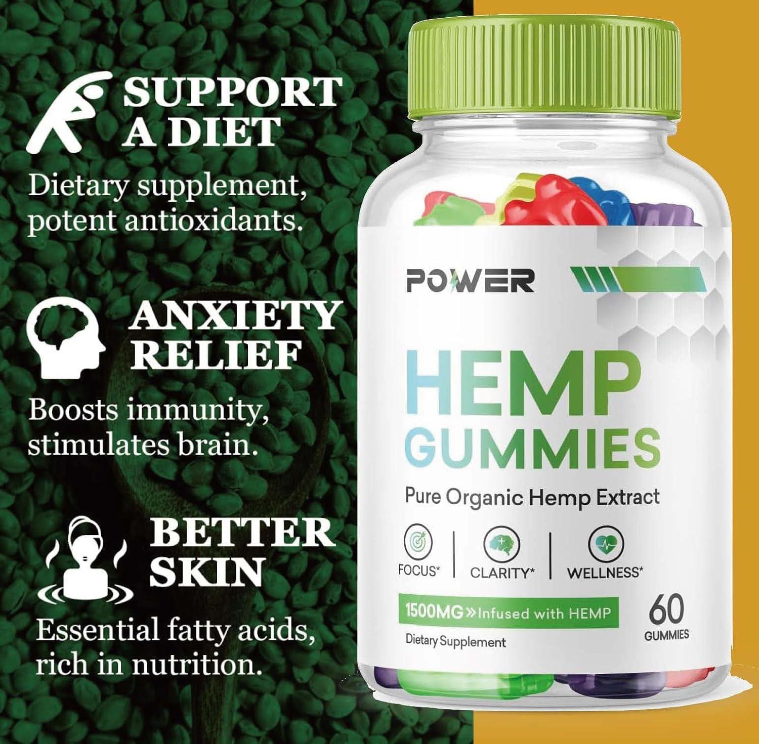 Power Gummies Hemp Multivitamin - 60 Gummies | Buy Now with Express ...