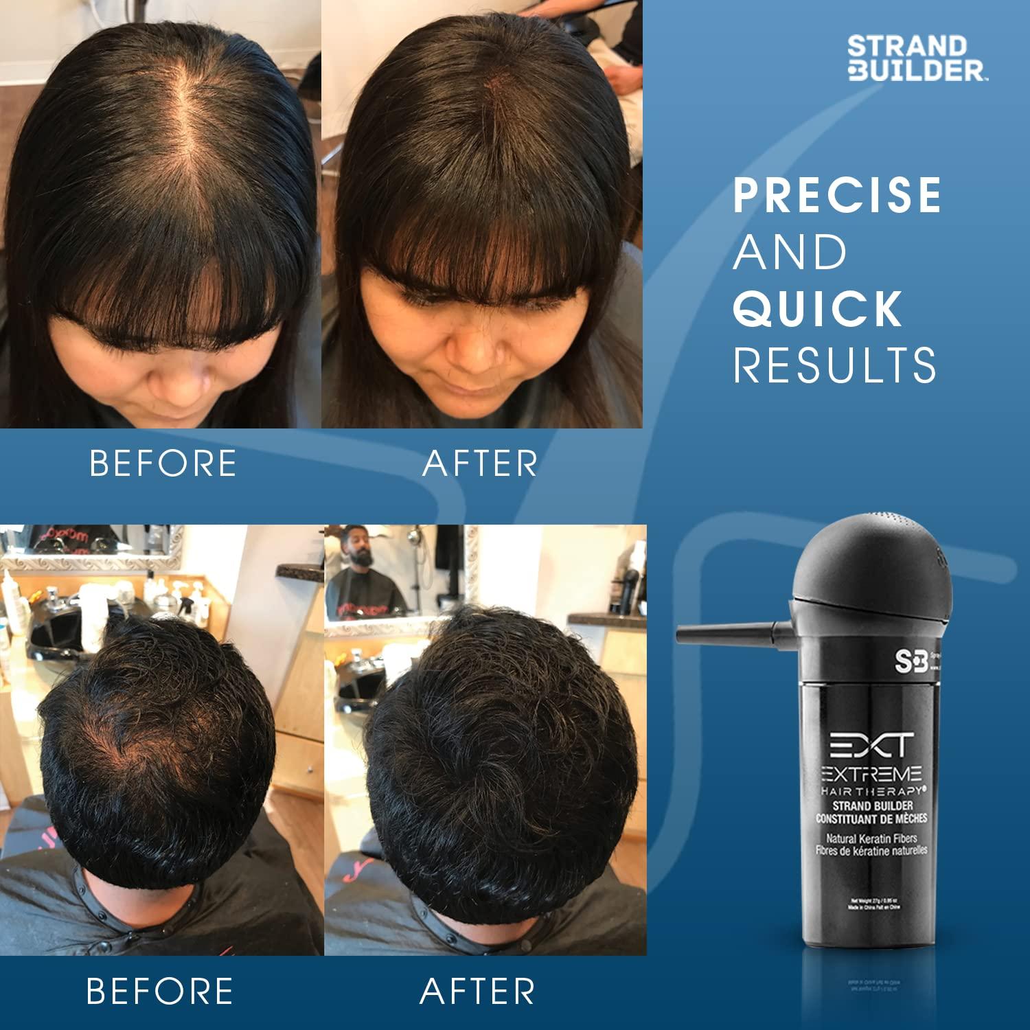 Strand Builder Hair Fiber Spray Applicator for Thinning Hair - Root ...