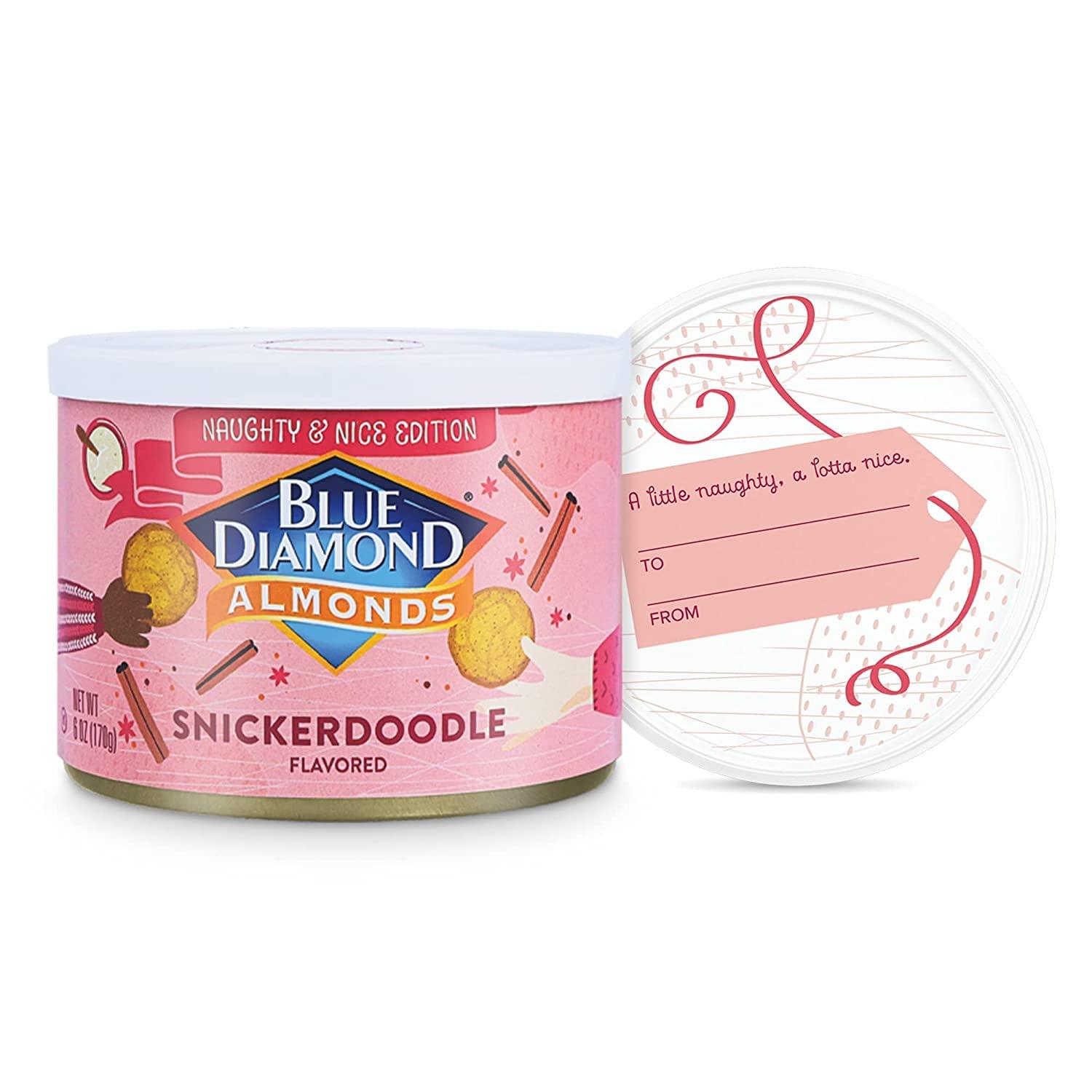 Blue Diamond Almonds Snickerdoodle Holiday Snack Nuts - 6 oz Resealable ...