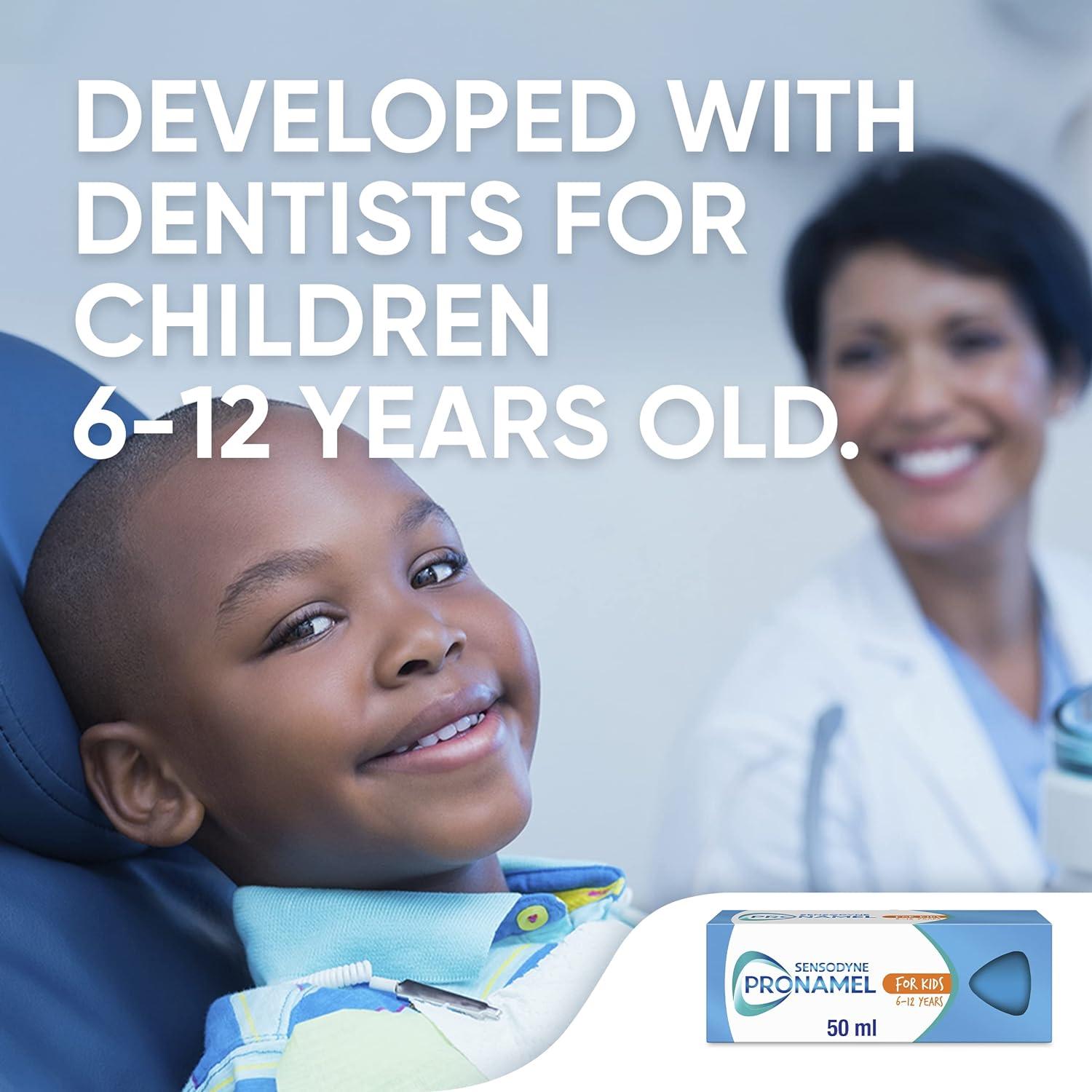 Sensodyne Pronamel Enamel Care Kids Toothpaste 50ml - For Children 6-12 ...