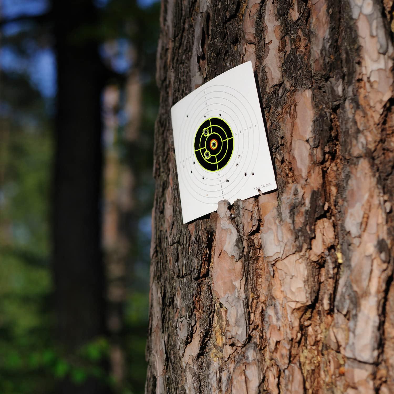 AIEX 200pcs 3 Inch Self Adhesive Splatter Shooting Targets - Round ...