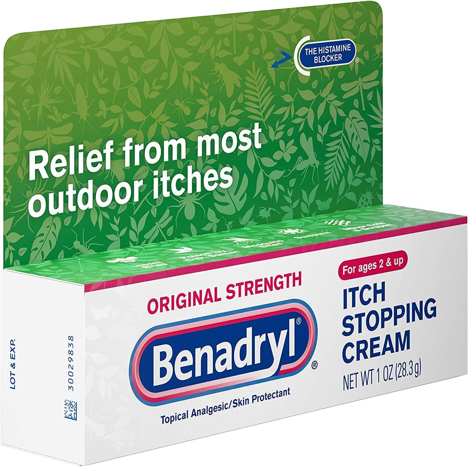 Benadryl Itch Stopping Cream Original Strength 1oz - Pack of 3 | Buy Now with Express ...