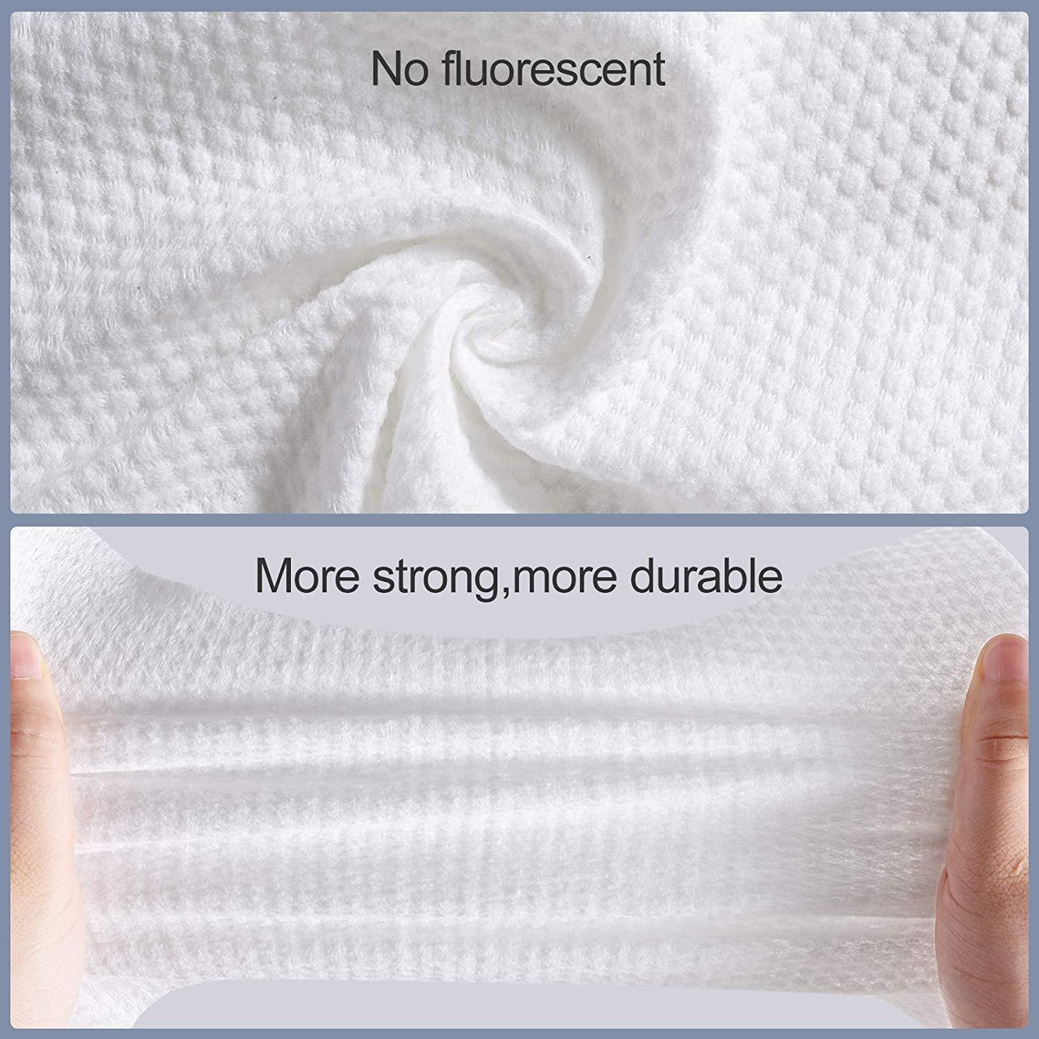 Disposable Face Towel Face Cloths for Washing Soft Cotton Dry Wipes ...