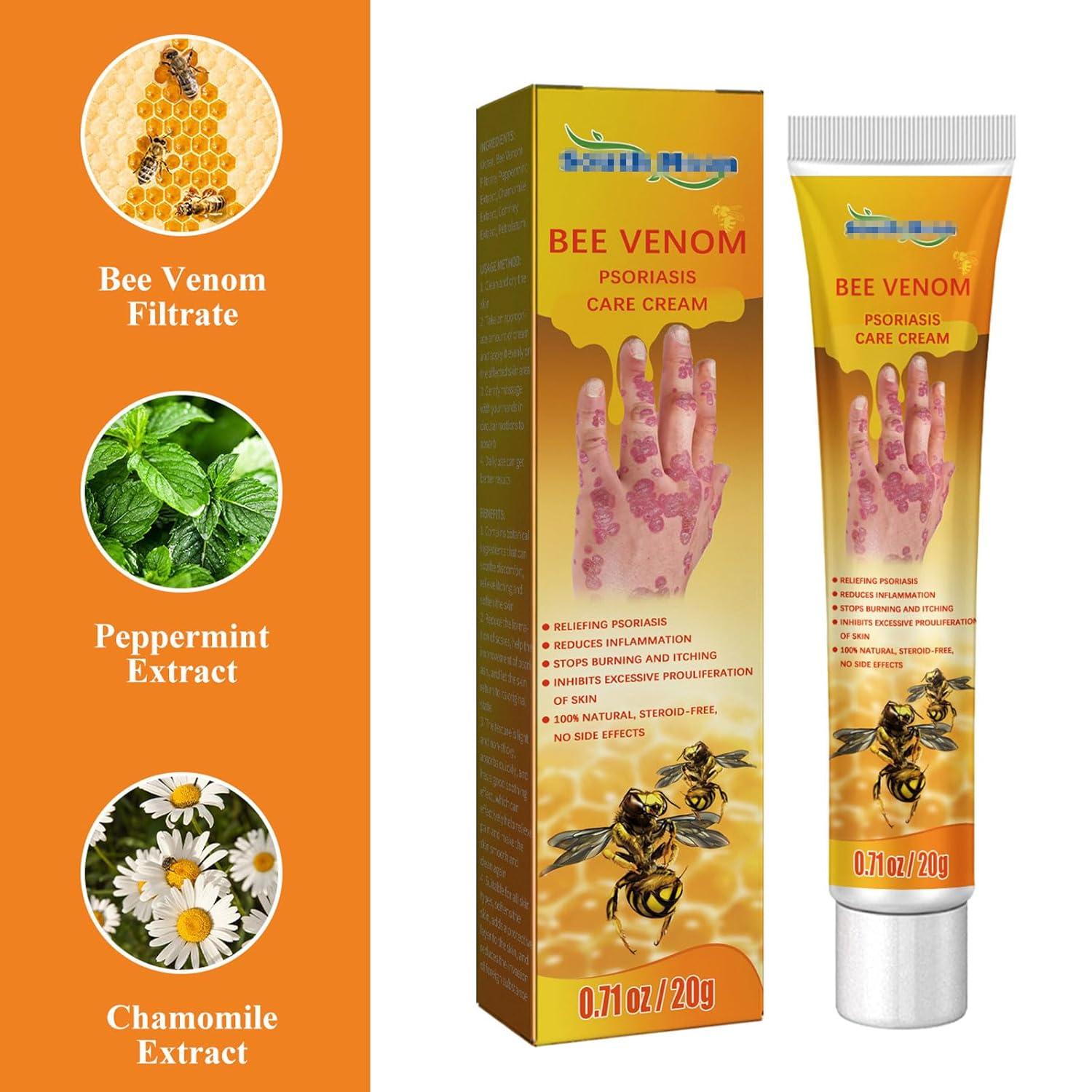 Beeergift Salbe Cream for Psoriasis | Professional Bee Venom Skin ...
