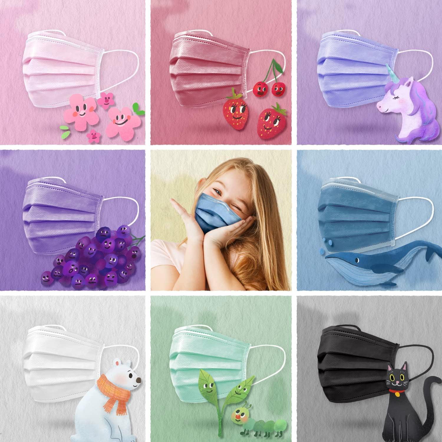 Medtecs Kids Face Mask Disposable - 2 Sizes Option (Child/Youth) 50 PCs ...