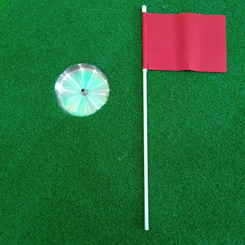 EKDJKK Mini Golf Flagstick with Stainless Steel Cup - Yard Training ...