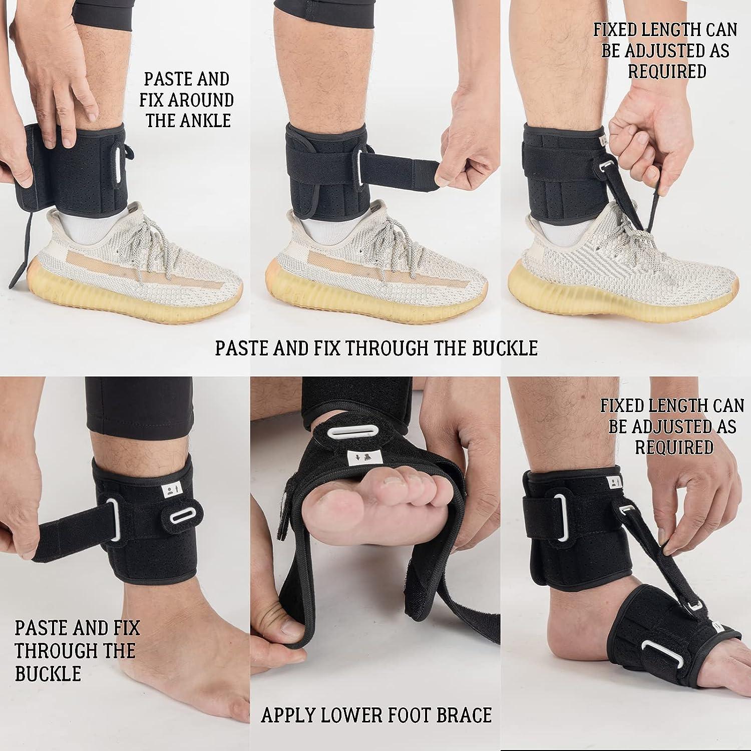 Shuyan Jiao AFO Foot Drop Brace - Adjustable Ankle Foot Orthosis for ...