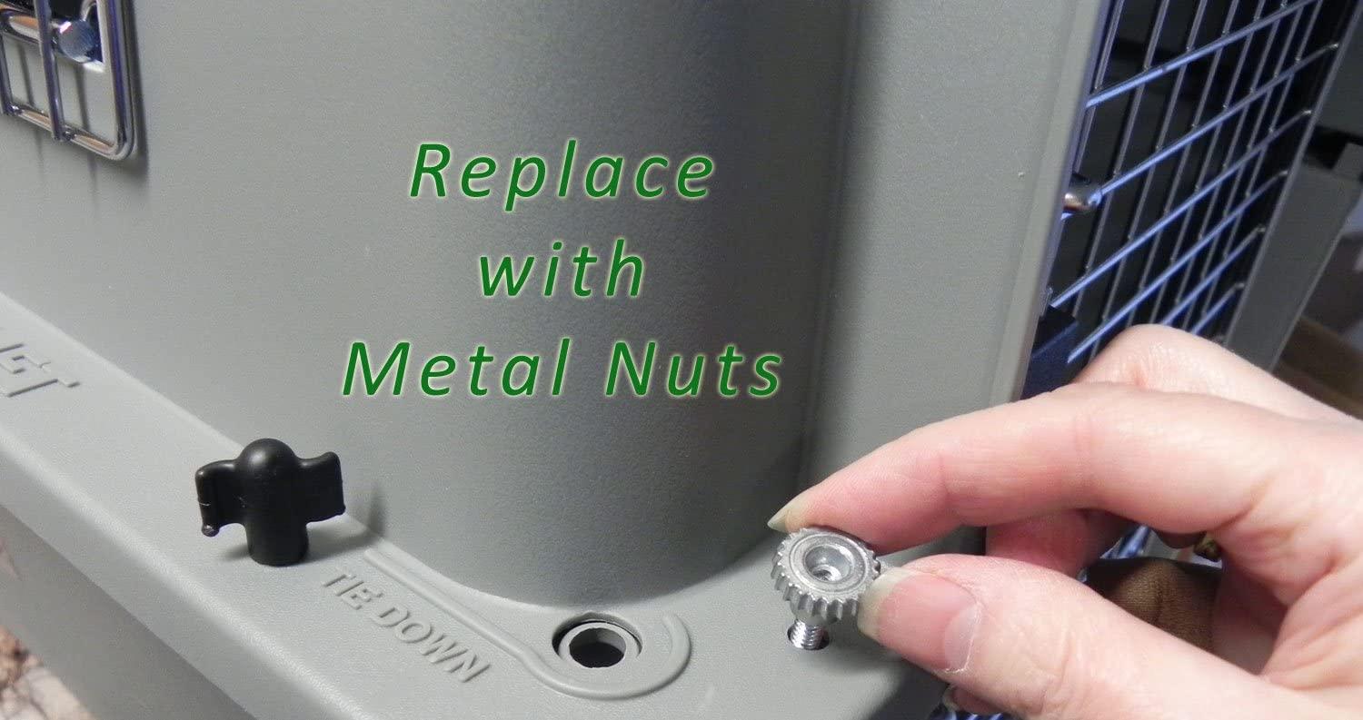 DryFur Replacement Metal Nuts - 25 Pack for Airline Approved Travel ...
