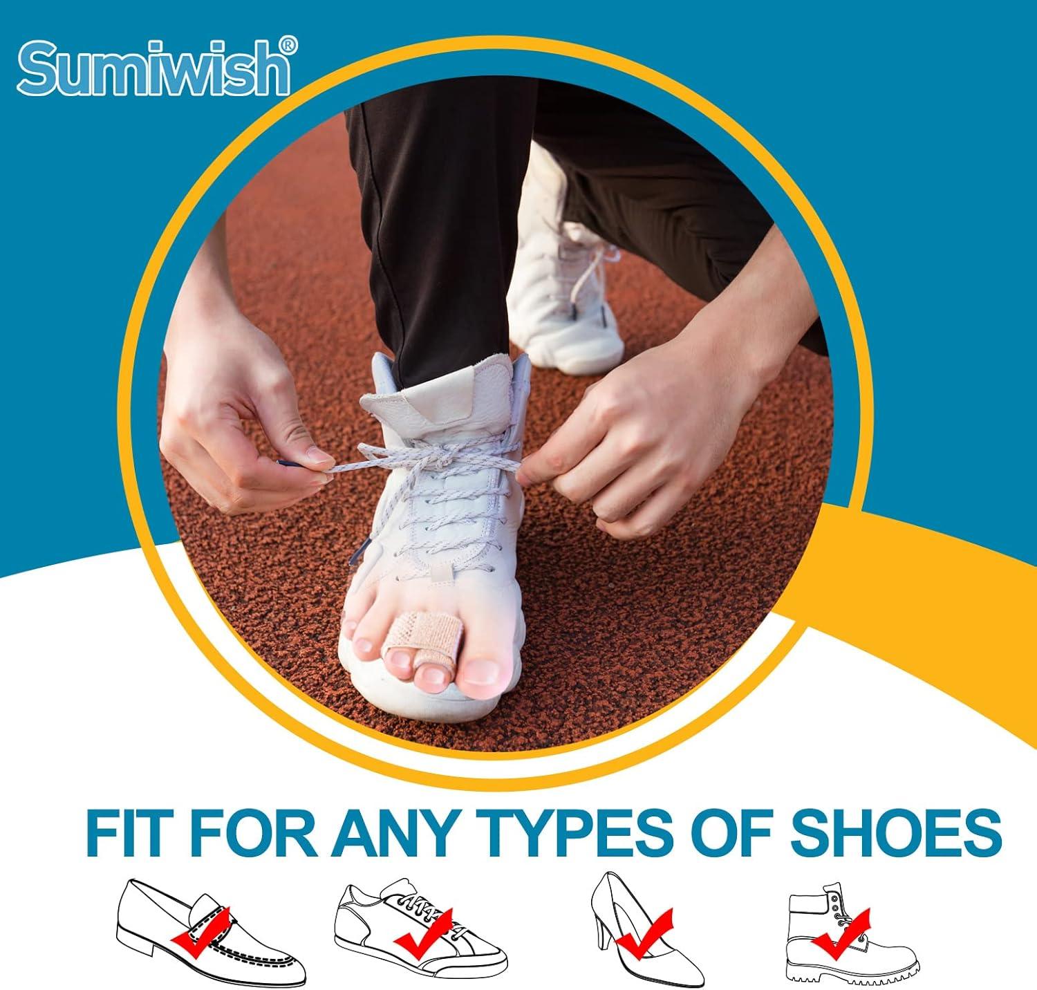 Sumiwish 12 Pack Toe Wraps | Toe Smooth Bandages & Rails for ...