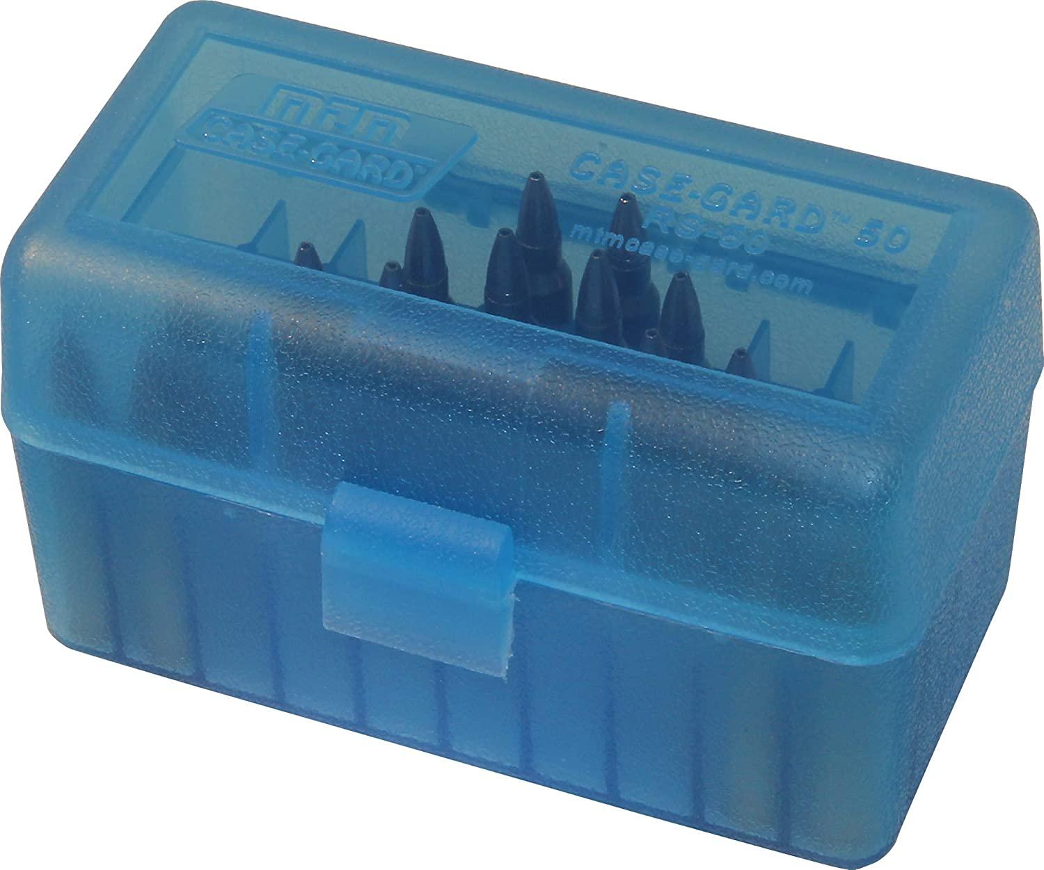 MTM 50 Round Rifle Ammo Box - .17 .204 .223 5.56x45 6x47 - 2.49-Inch ...