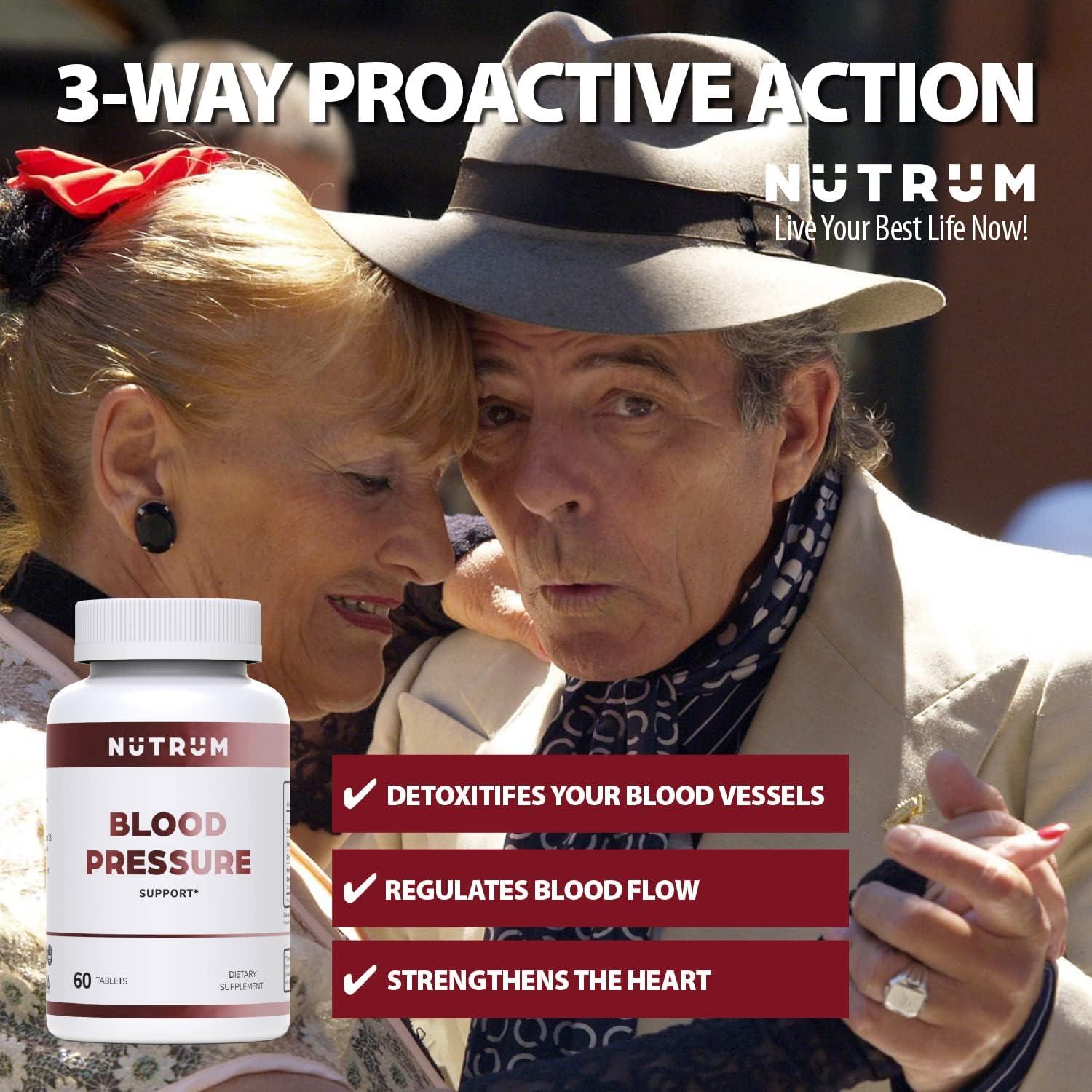Nutrum Blood Pressure Support Supplement with Hawthorn Hibiscus ...