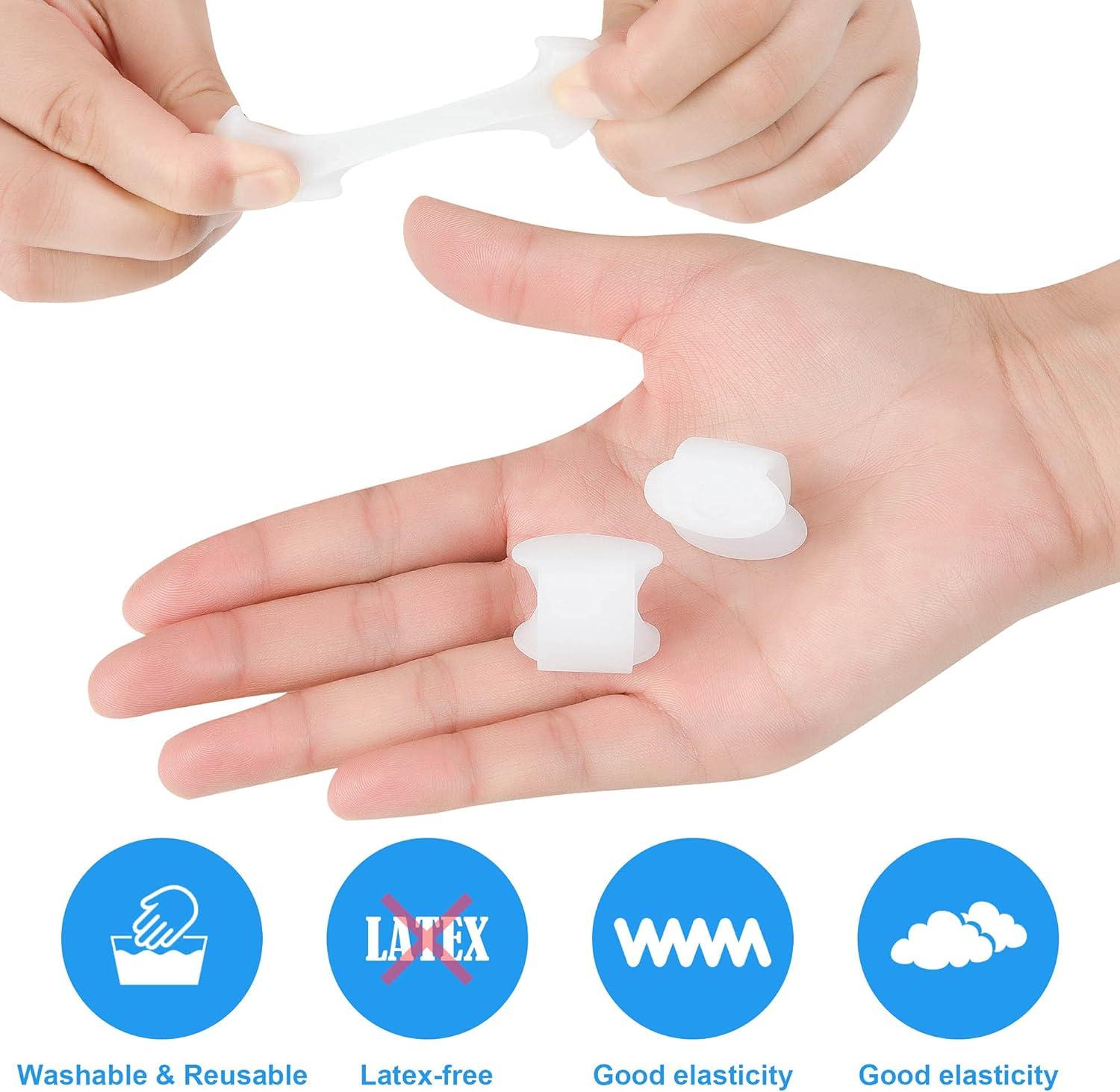 Hoogoo Gel Pinky Toe Separator 8 Pcs Small Toe Spacer Straightener ...