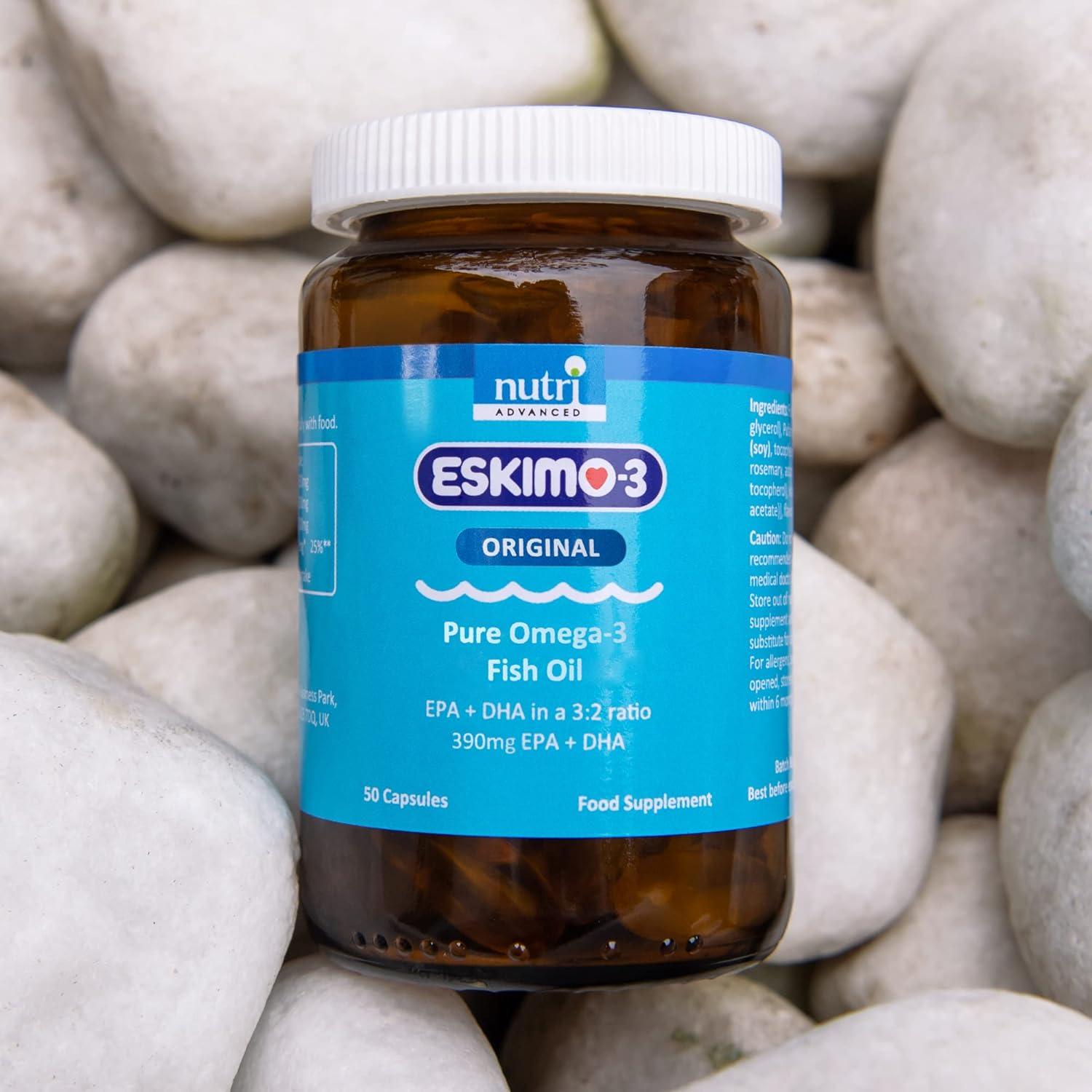 Eskimo-3 Fish Oil - Nutri Advanced 105 Capsules - Unflavoured, Pack of ...