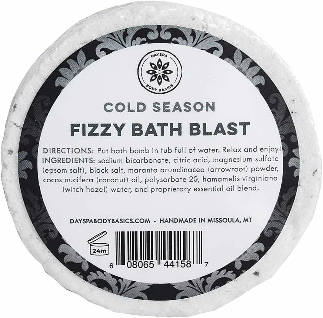 DAYSPA Body Basics Cold Season All-Natural Fizzy Bath Blast - Vegan ...