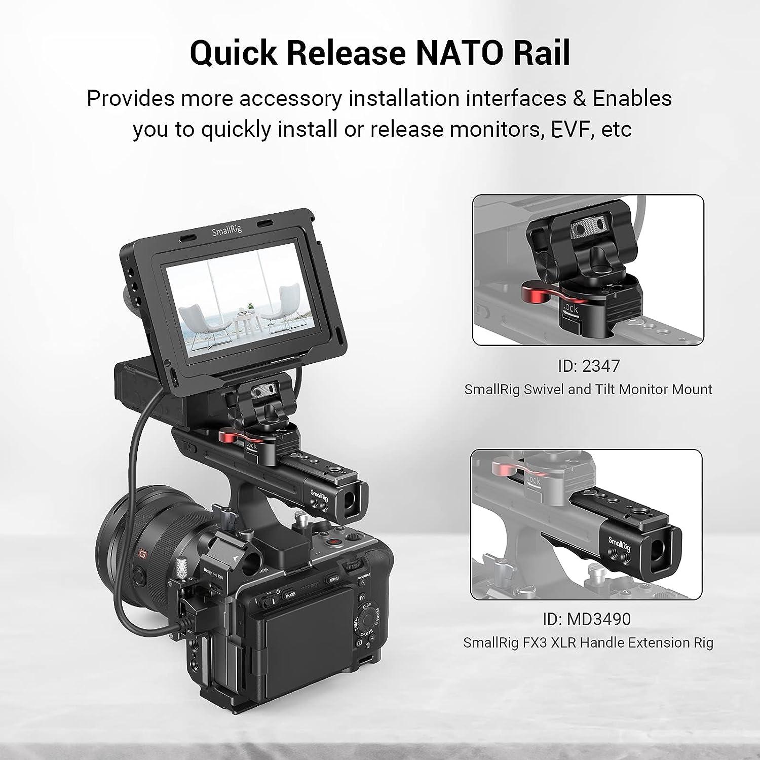 SmallRig FX3 / FX30 XLR Handle Extension Rig for Sony MD3490 | Buy Now with Express ...