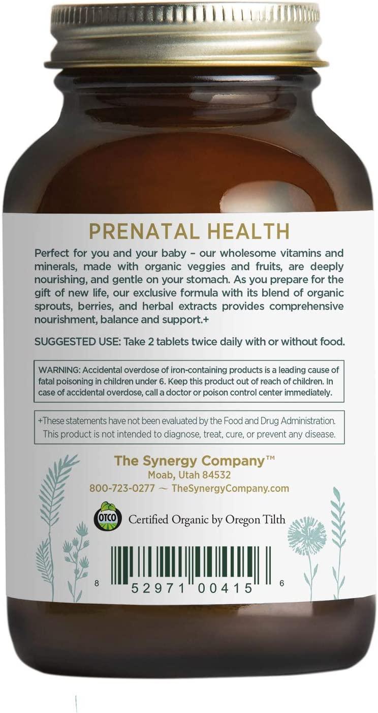 Pure Synergy PureNatal 120 Tablets - Premium Prenatal Vitamins for ...