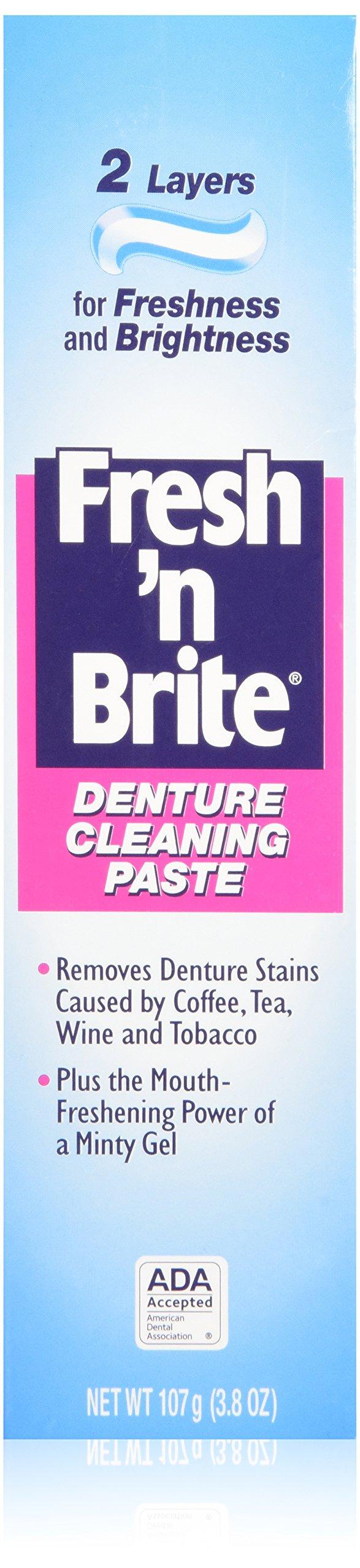 Stim-U-Dent Fresh 'n Brite Denture Cleaning Paste - 2 Count, Pack of 1 ...