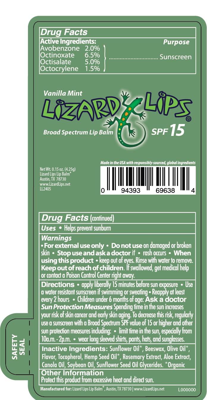 Lizard Lips SPF 15 Lip Balm - 4 Flavor Variety Pack