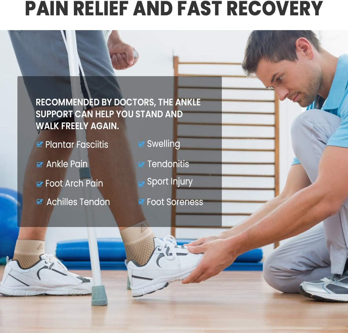 AVIDDA Plantar Fasciitis Support Socks XL - Compression Foot Sleeves ...