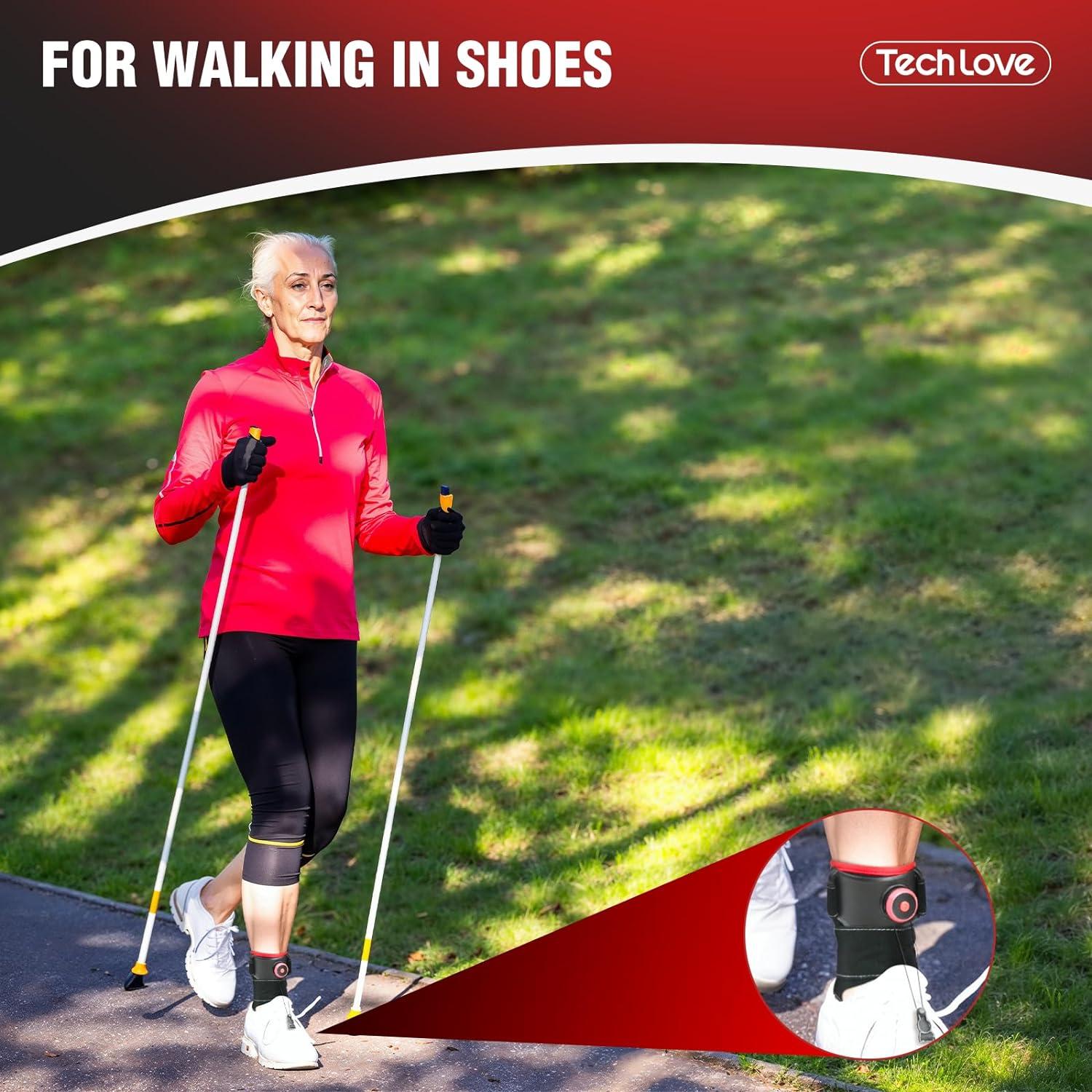 Tech Love AFO Foot Drop Brace | Adjustable Orthosis for ALS MS Stroke ...