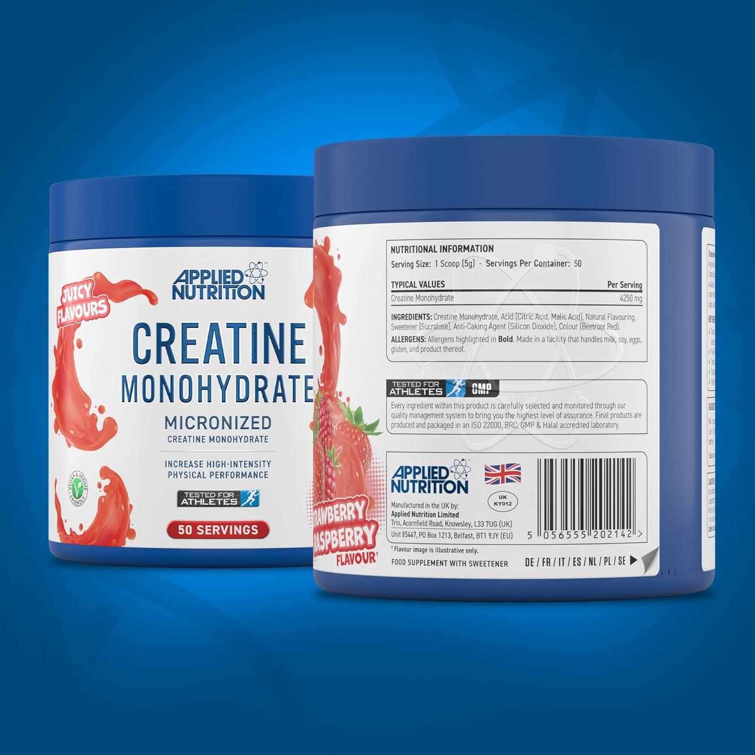 Applied Nutrition Creatine Flavoured - Strawberry & Raspberry 50 ...