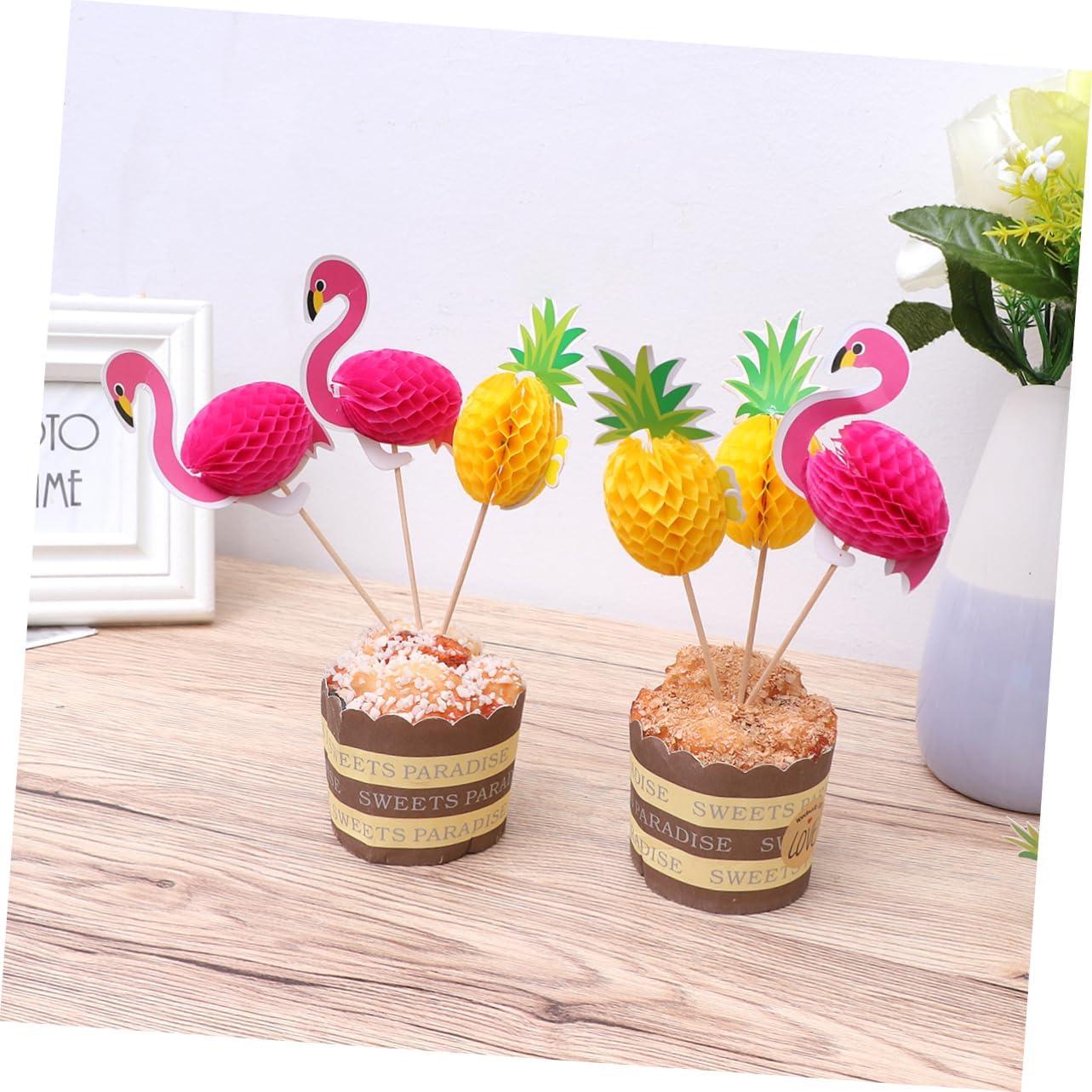 Warmhm 40pcs Cake Picks Baby Shower Cake Toppers Dessert Toppers ...