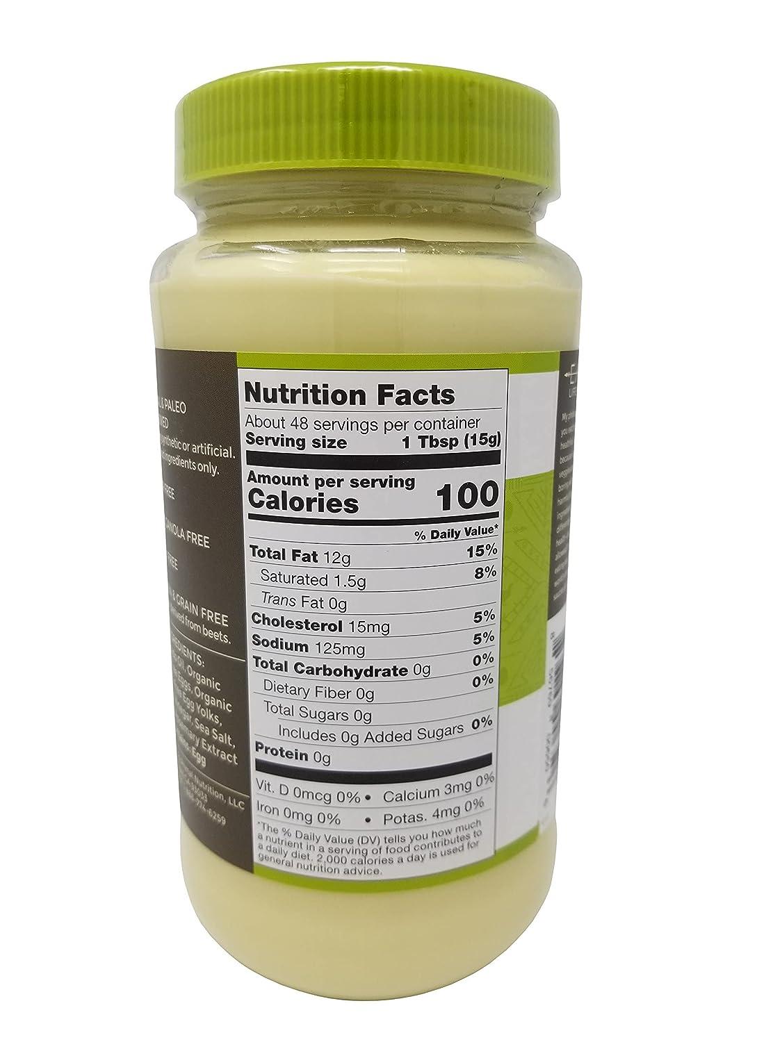 Primal Kitchen Avocado Oil Mayo 24 Fl Oz - Real Mayonnaise for Healthy ...