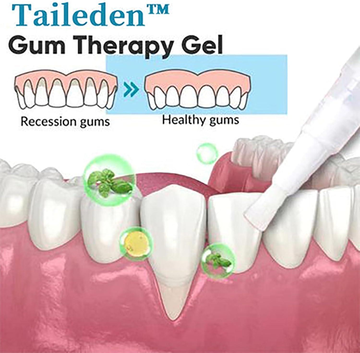 Taileden Gum Therapy Gel for Recessed Gums & Sensitive Teeth | Complete ...