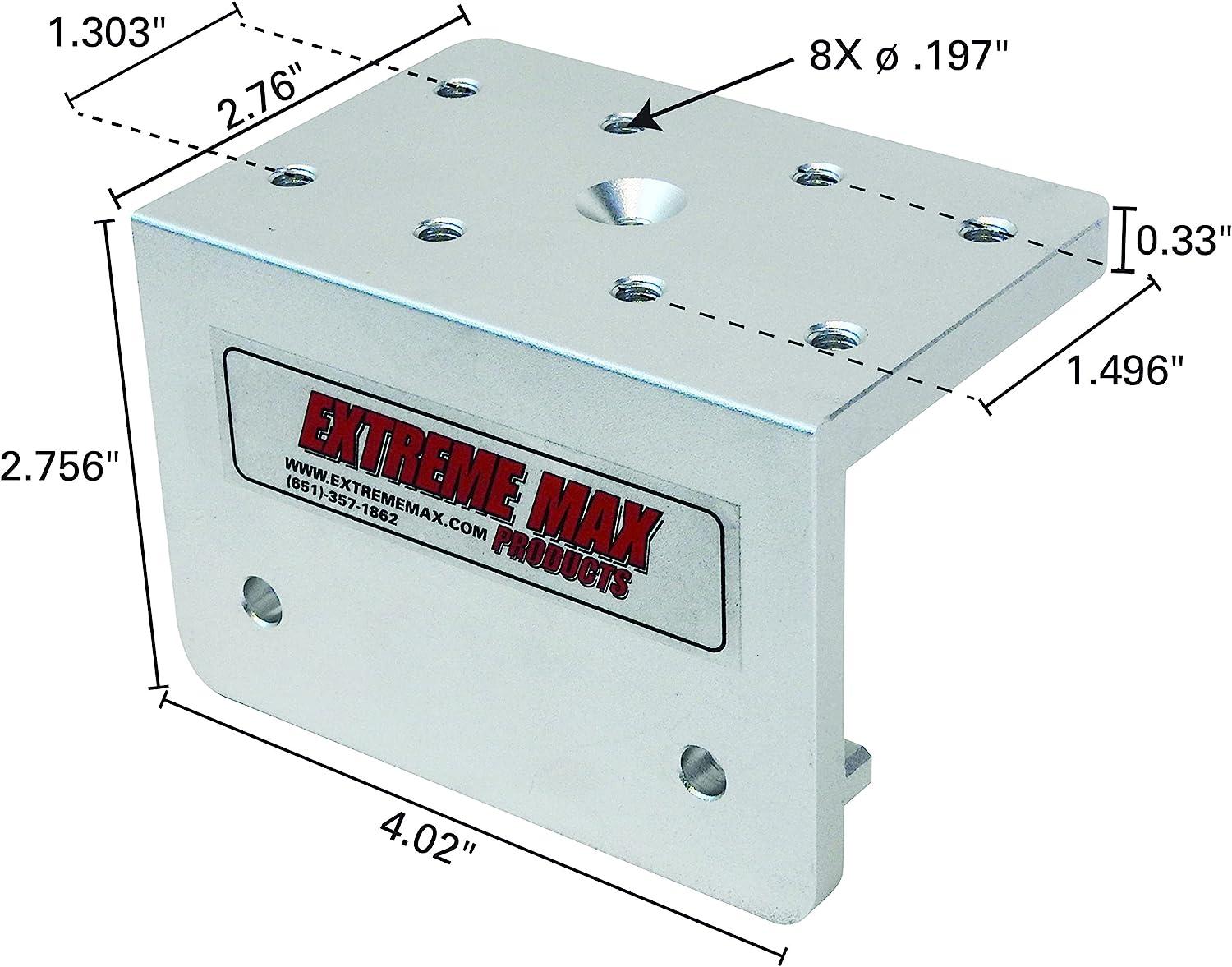 Extreme Max 3005.4402 90 Aluminum Slider Base for Tracker Versatrack ...