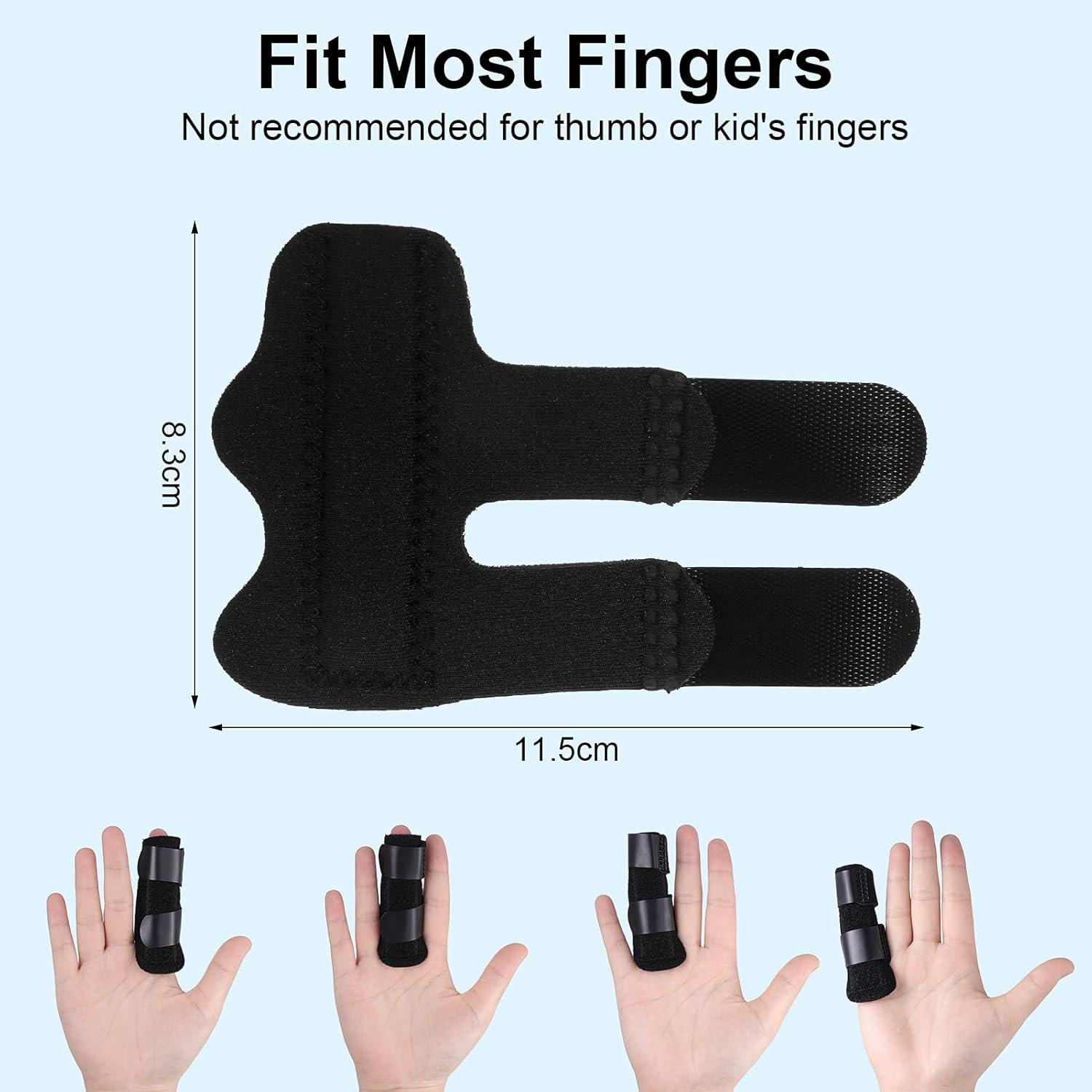 Altcompluser Finger Rail Support Set - 3-Piece Stabilizer for Broken ...