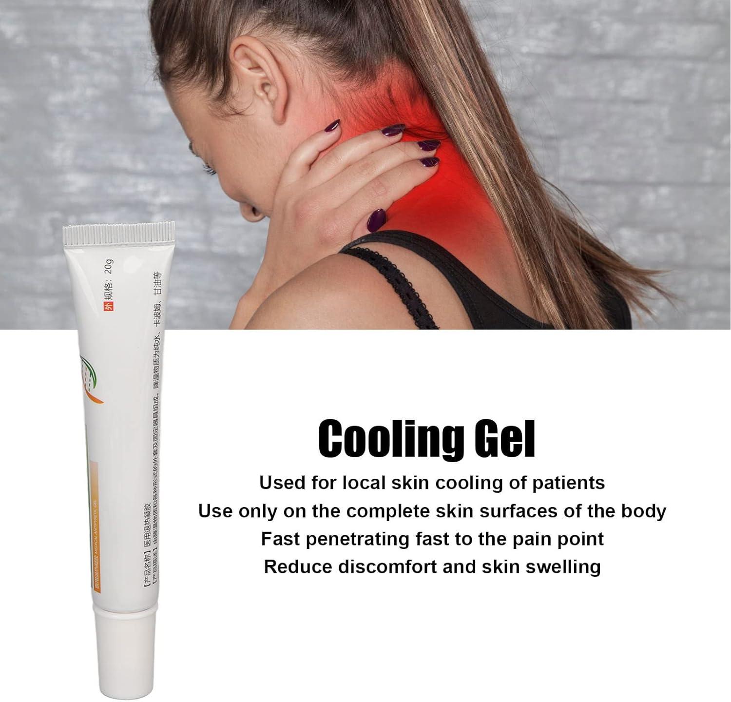 Skin-Safe Cooling Gel Paste for Waist | Easy Application, Reduces ...