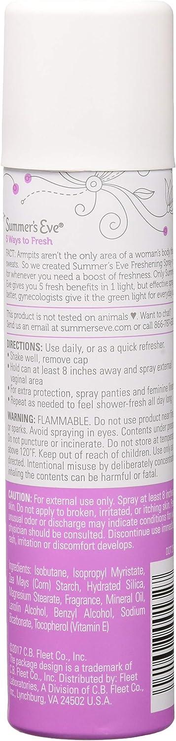 Summer's Eve Freshening Spray Island Splash 2oz (59ml) - 2 Pack | Buy ...