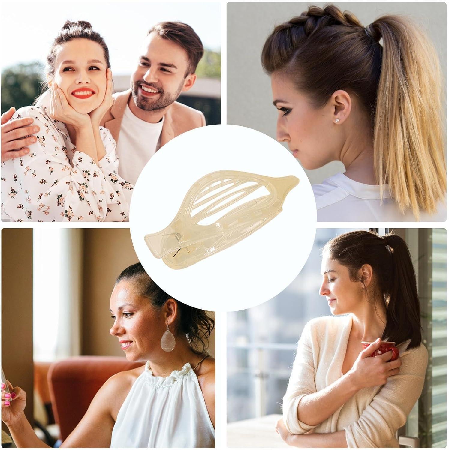 Ponytail Decorative Hair Clip Ponytail Duckbill Hairpin Long Hair Clips ...