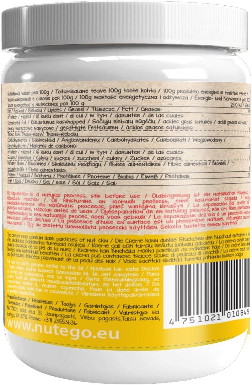 Nutego 100% Crunchy Peanut Butter 1kg Natural no added sugar no added ...