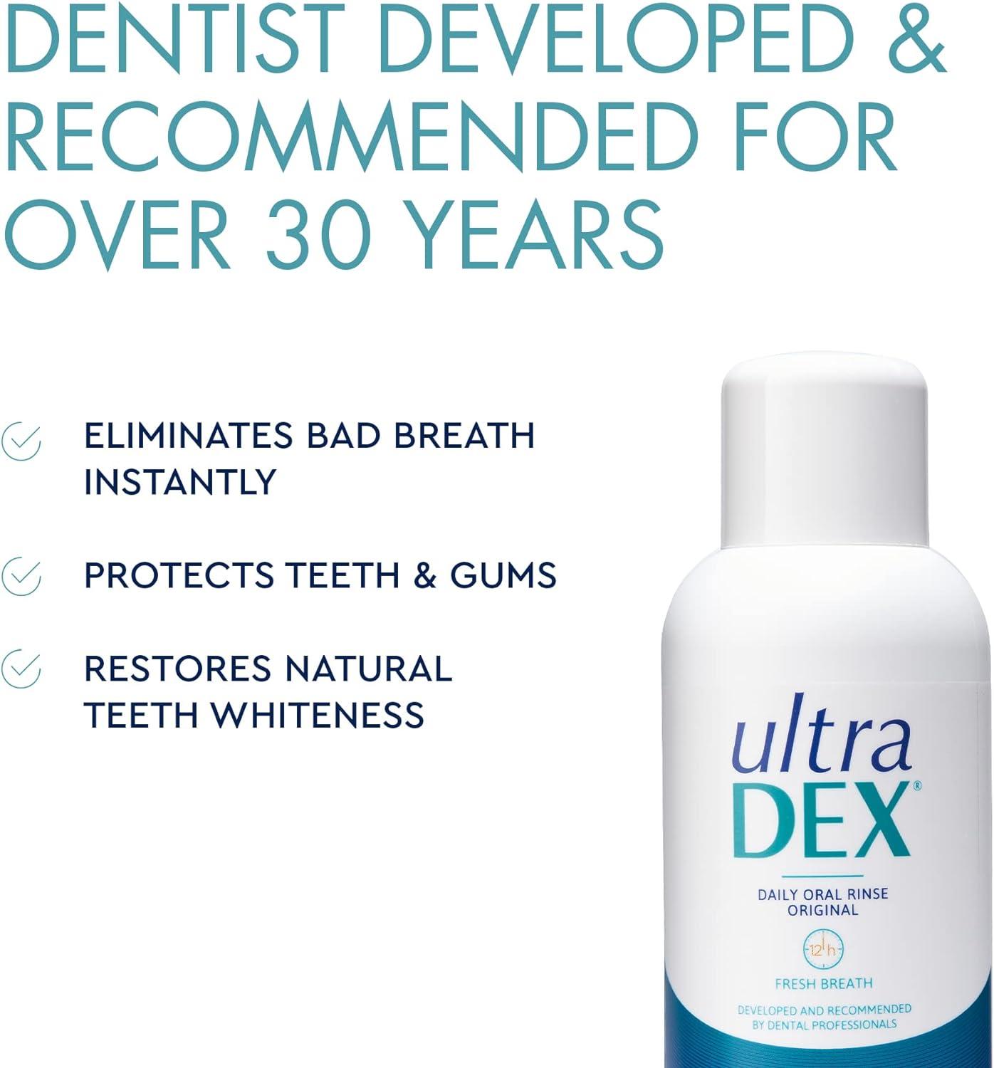 Ultradex Daily Oral Rinse 1000ml - Oral Hygiene Solution for Fresh ...