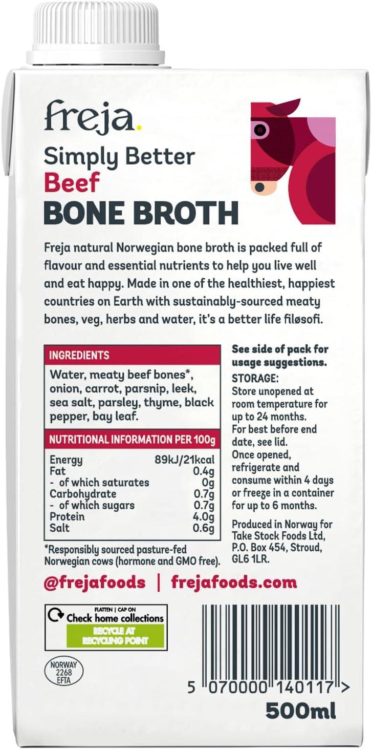 Beef Bone Broth | Grass-Fed | Collagen Protein & Amino Acids | Low Carb ...