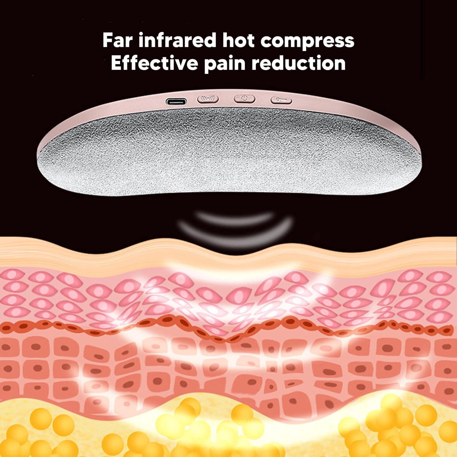 Menstruation Heating Belt - Uterus Waist Heating Belt with 4-Speed ...