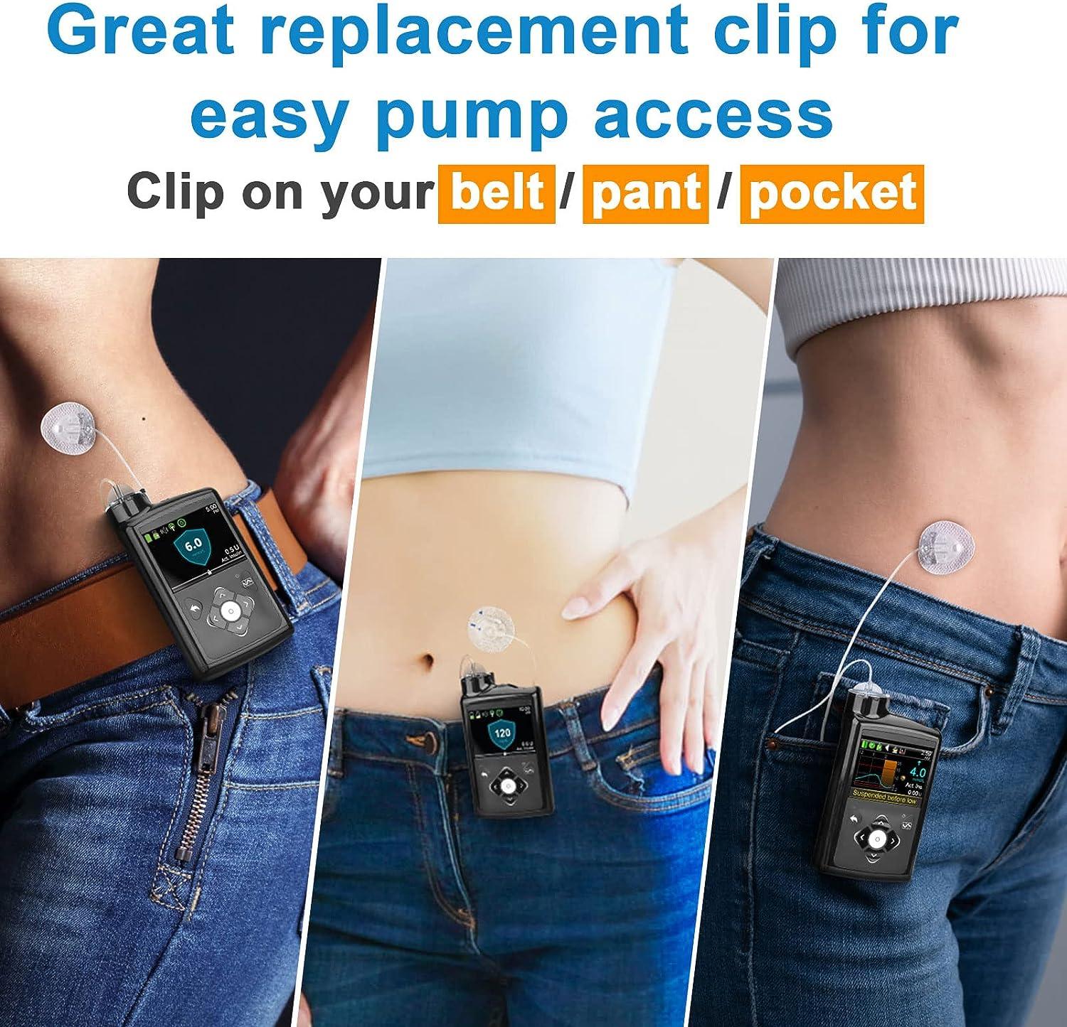 iGuerburn 2-Pack Belt Clip for Medtronic MiniMed 770G 670G 780G 630G ...