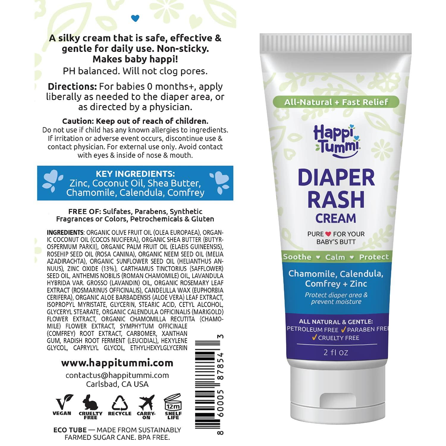 Happi Tummi Organic Diaper Rash & Baby Massage Lotion Bundle | Buy Now ...