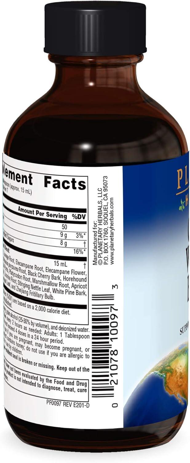 Planetary Herbals Old Indian Wild Cherry Bark Syrup with Echinacea ...