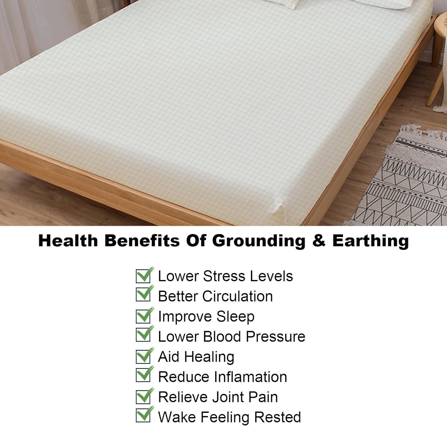 Grounding Mat & Bed Sheet for Better Sleep | Conductive Earthing Mat ...