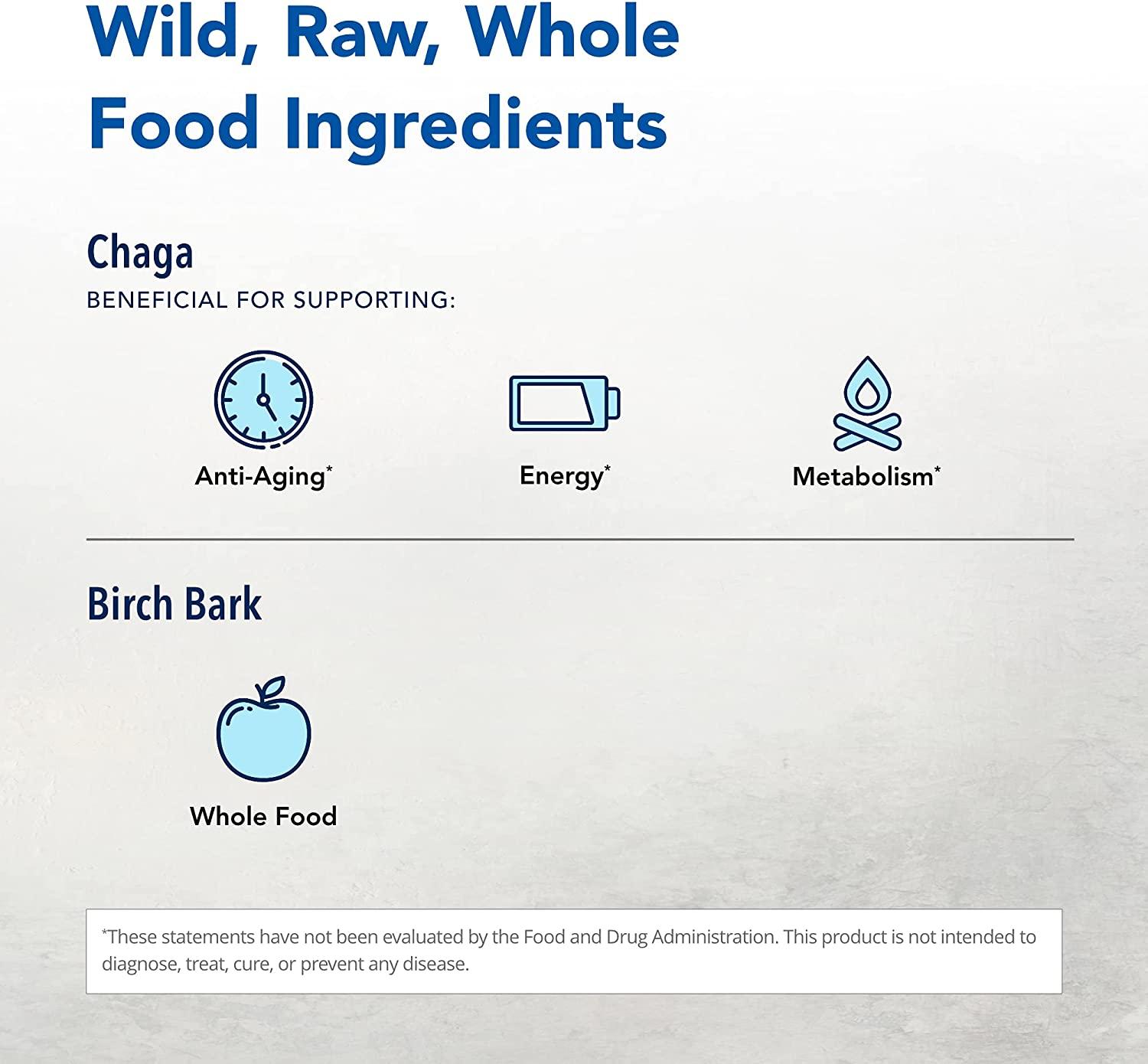 North American Herb & Spice Chag-o-Charge Tea - Chaga Mushroom & Birch ...