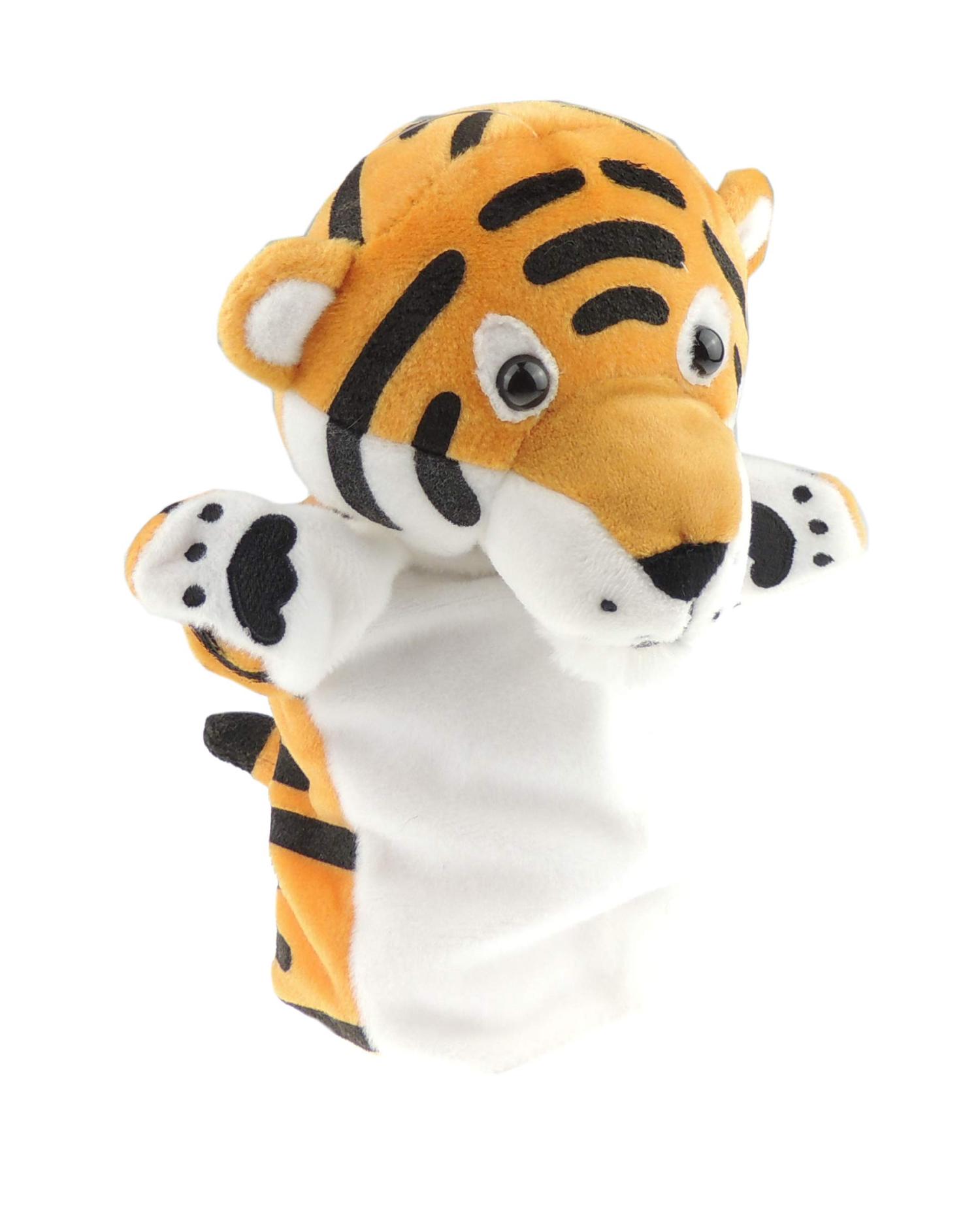 Large Animal Tiger Hand Puppet for Kids - Soft & Fluffy Plush Toy | Buy ...